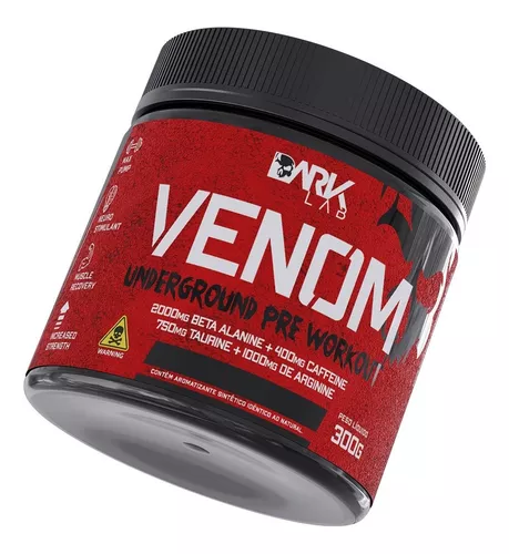 Pré treino Venom 300g - Nutriarty Suplementos